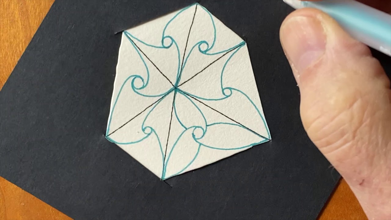 Zentangle Project Pack No. 08: Day 2 - YouTube