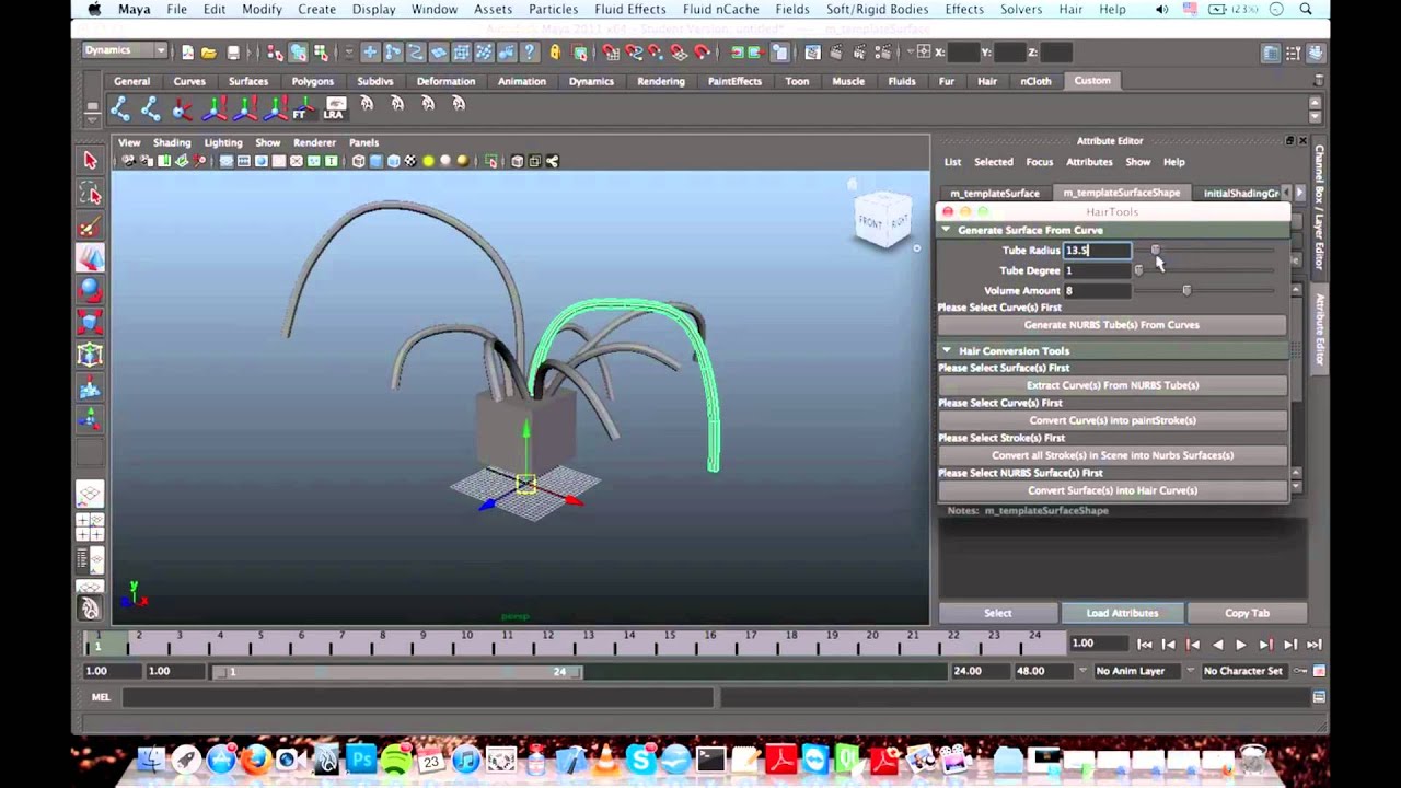 NCCA Innovations - Maya API Pen Tool - YouTube