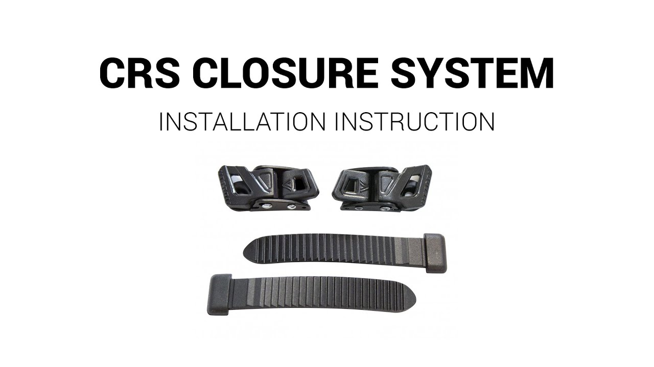 CRS CLOSURE SYSTEM - INSTALLATION INSTRUCTIONS - YouTube