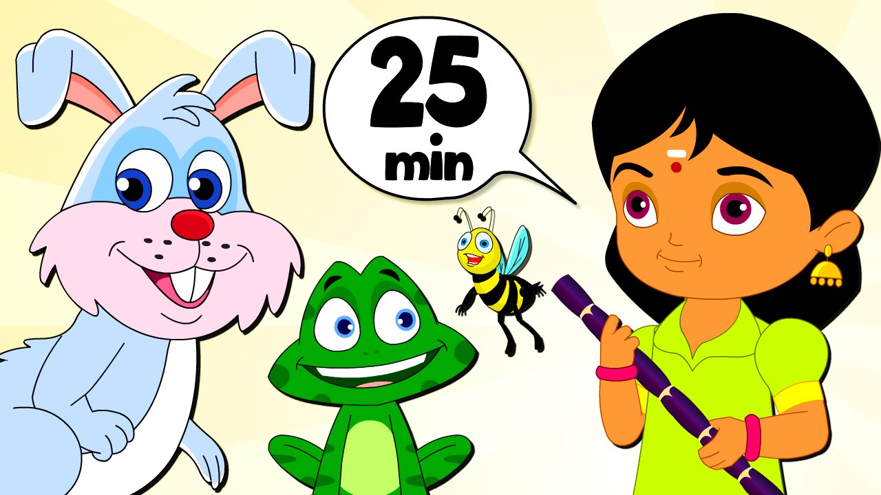 Vanavil & More Songs For Kids | 25+ Minutes Compilation | Chellmae ...