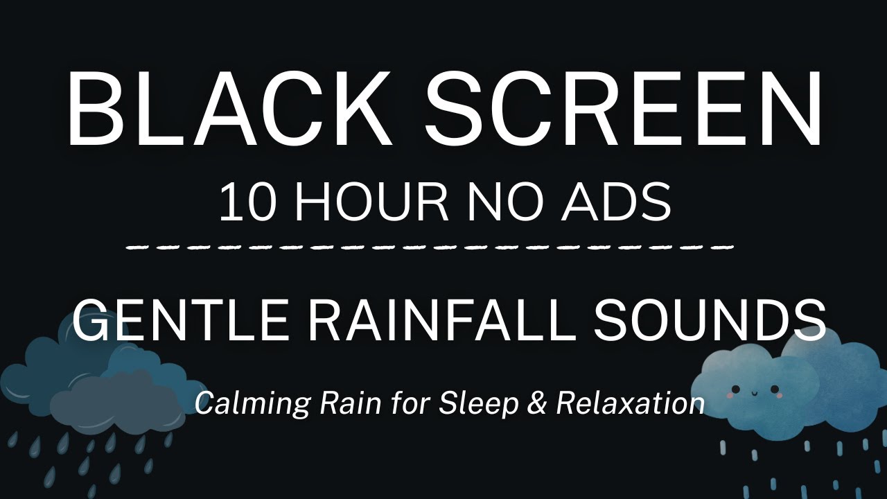 Gentle Rainfall Sounds | Calming Rain for Sleep & Relaxation - YouTube