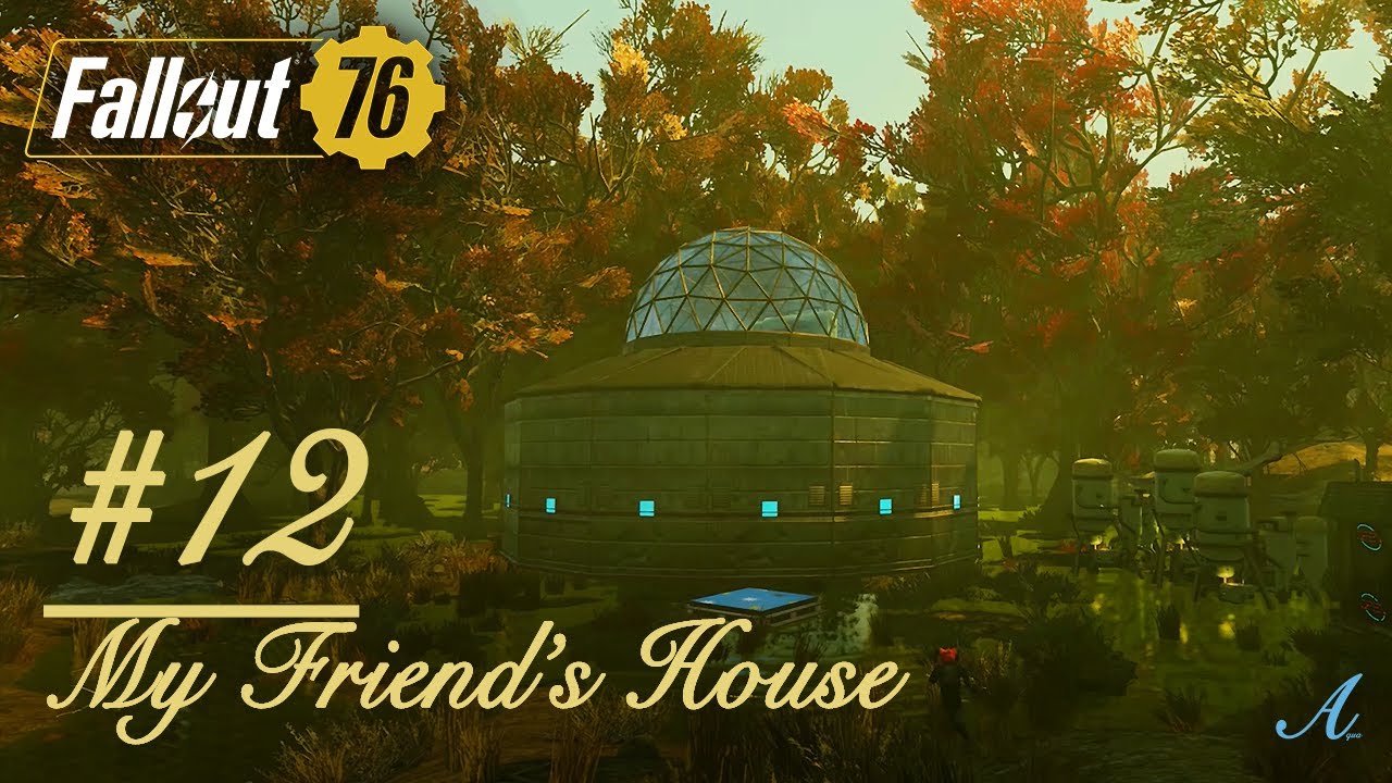 Fallout 76 camp build - UFO spaceship style camp build (My Friend's ...
