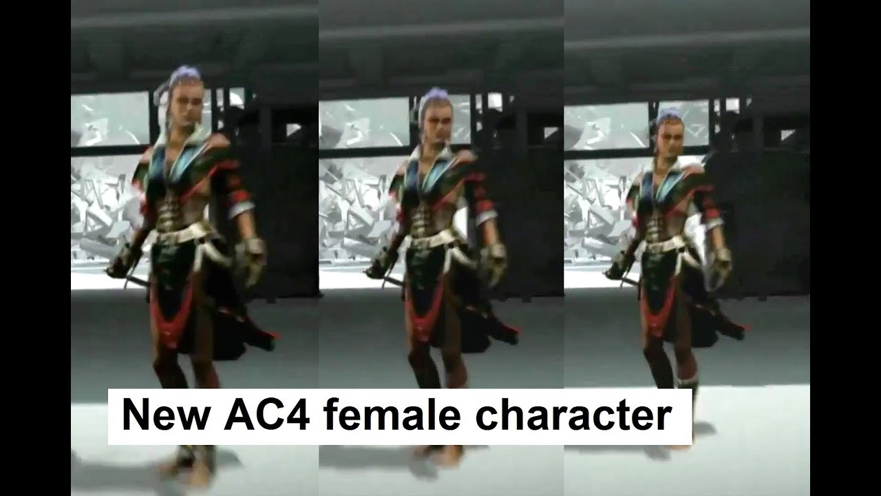 New female character in AC4 Multiplayer. Assassin's Creed 4 Black Flag ...