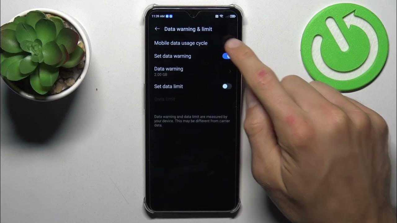 How to Set Mobile Data Limit on Nubia Focus Pro - YouTube