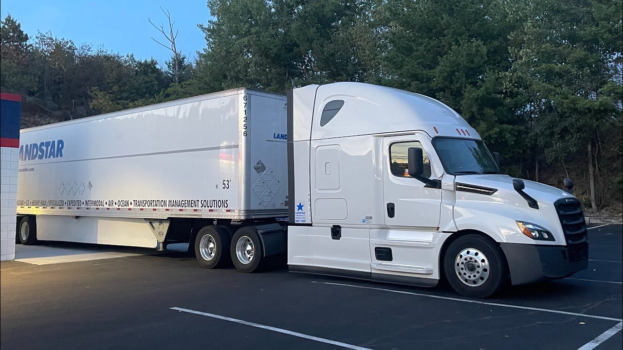 Pulling my 2nd load with Landstar/ $7000 gross 🤔 - YouTube