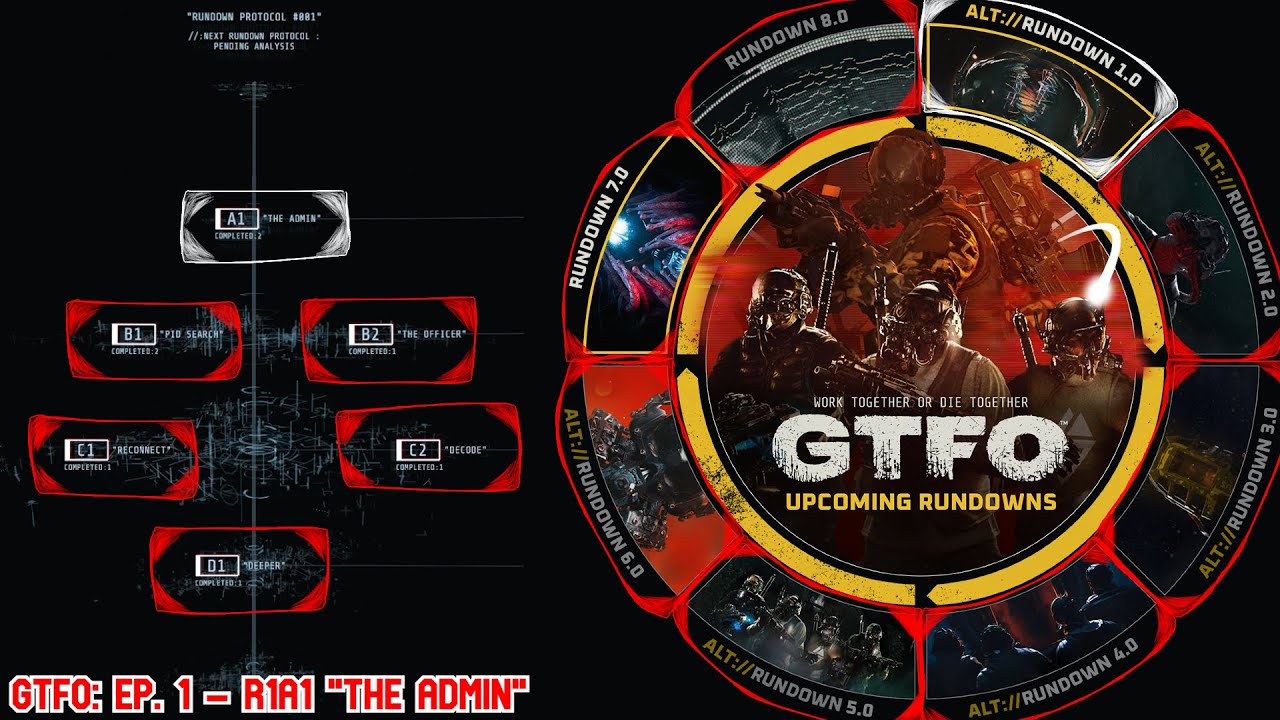 GTFO: Ep. 1 - R1A1 "The Admin" - YouTube