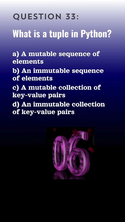 Python Qn 33 Python Questions And Answers Tech Ns Arena Programmingquiz Youtube