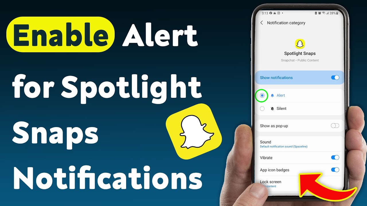 How To Enable Alert for Spotlight Snaps Notifications on Snapchat ...