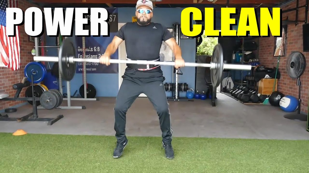 Power Clean For Athletes & For Those That Want To Get More Athletic To ...