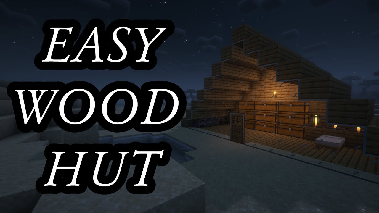 EASY WOOD HUT | Cool&Easy Houses for Minecraft - YouTube