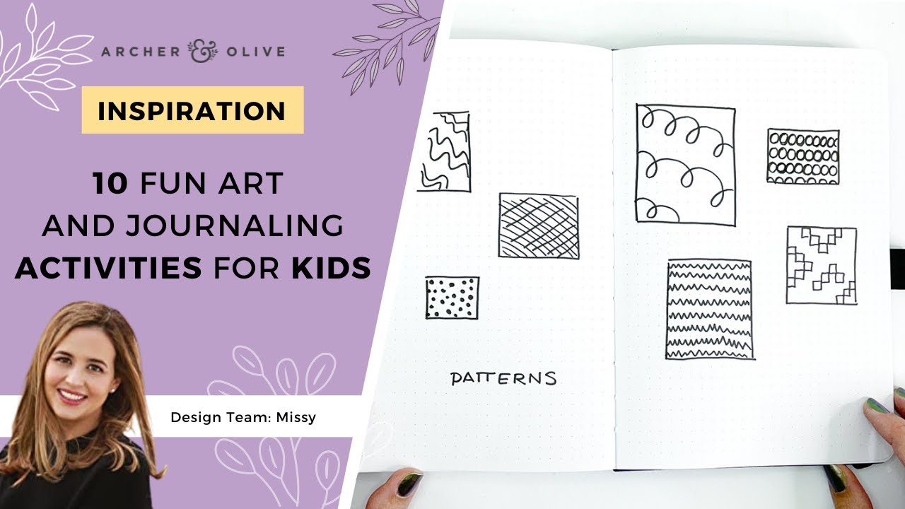 10 Fun Art And Journaling Activities For Kids - YouTube