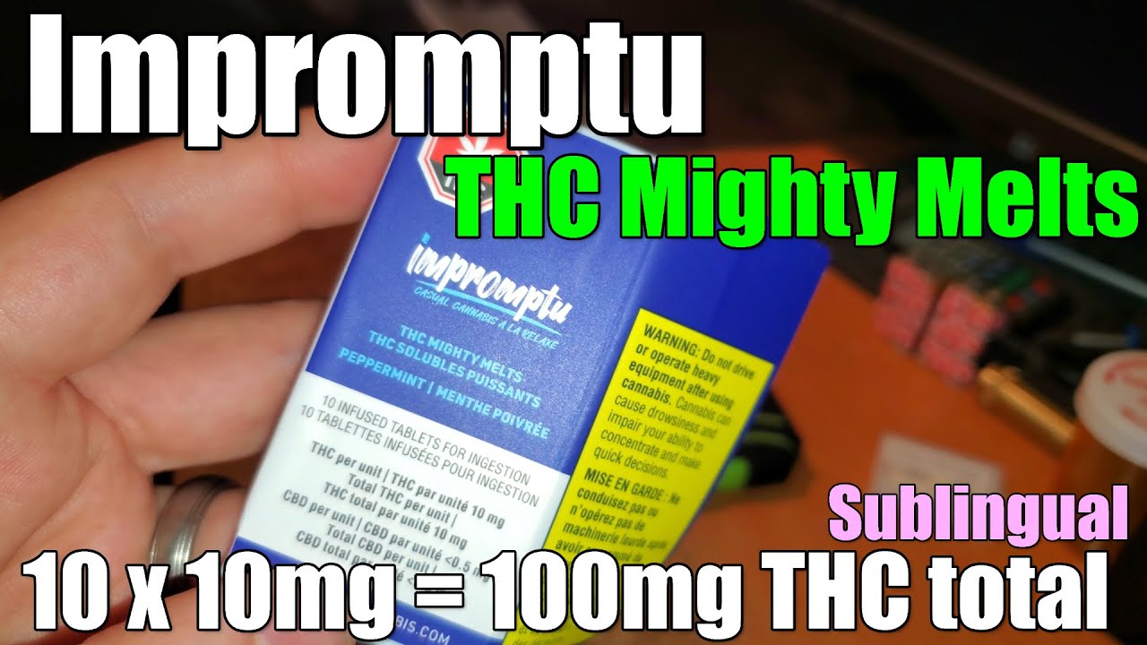 Impromptu - THC Mighty Melts - Unboxing Review - 10 Units @ 10mg each ...