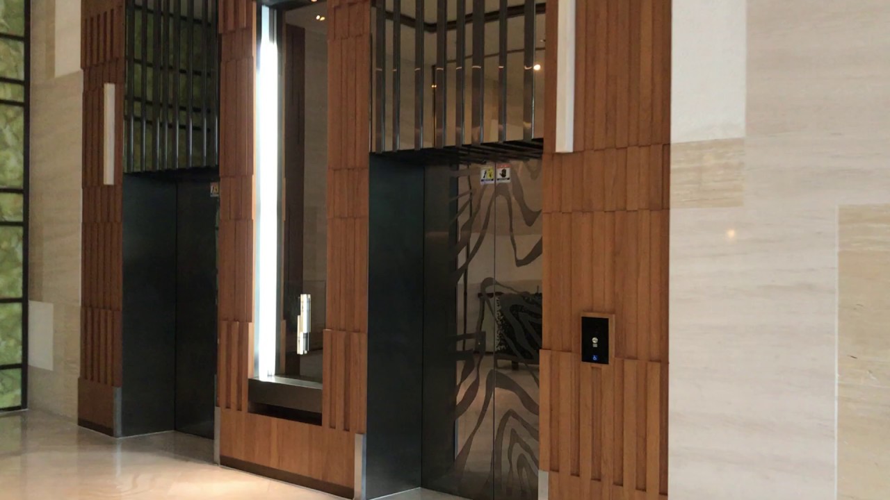 2x Otis Shuttle Elevators @ Courtyard Seoul Times Square ...