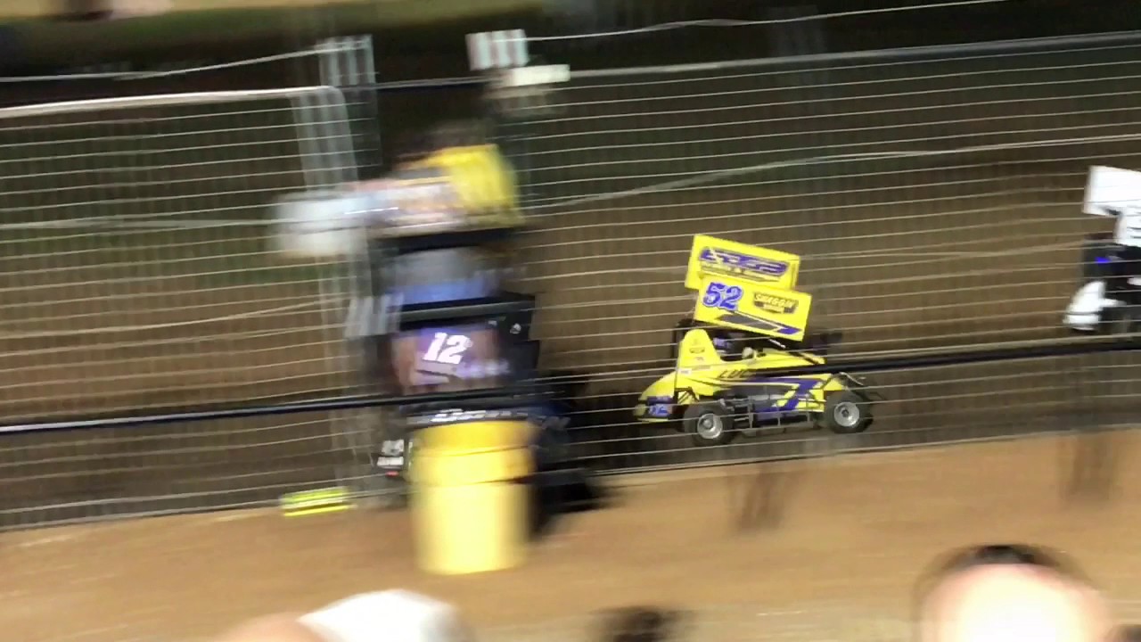 Joshua Gentry I44 Mini Sprint Nationals 8-5-17 - YouTube