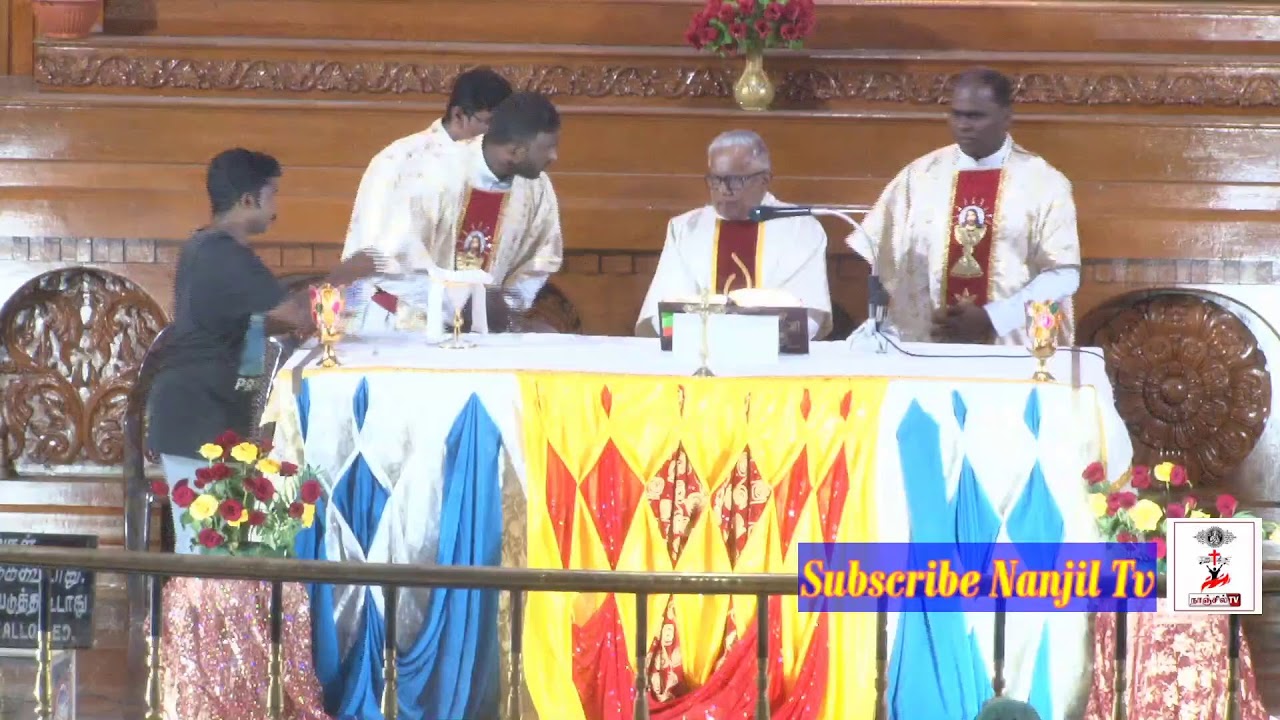 Uvari St Antony Church | tutucorin Diocese | Nanjil Tv | Holy Mass ...