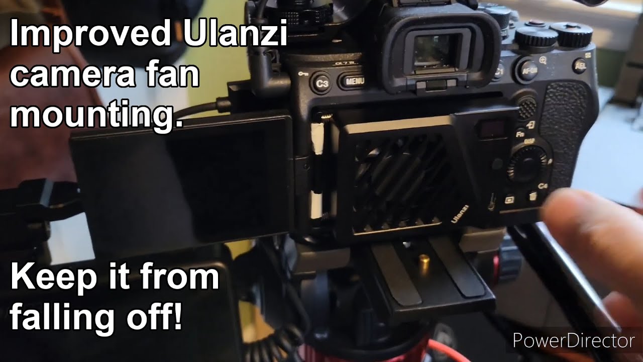 Better mounting for Ulanzi camera fan - YouTube