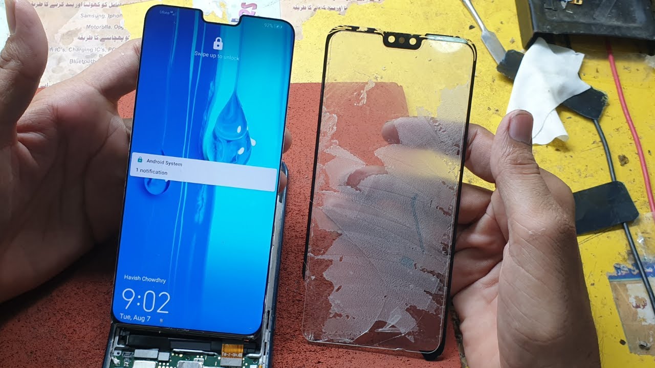 Huawei Y9 2019 Cracked Touch Glass Replacement | Rebuild Broken Phone ...