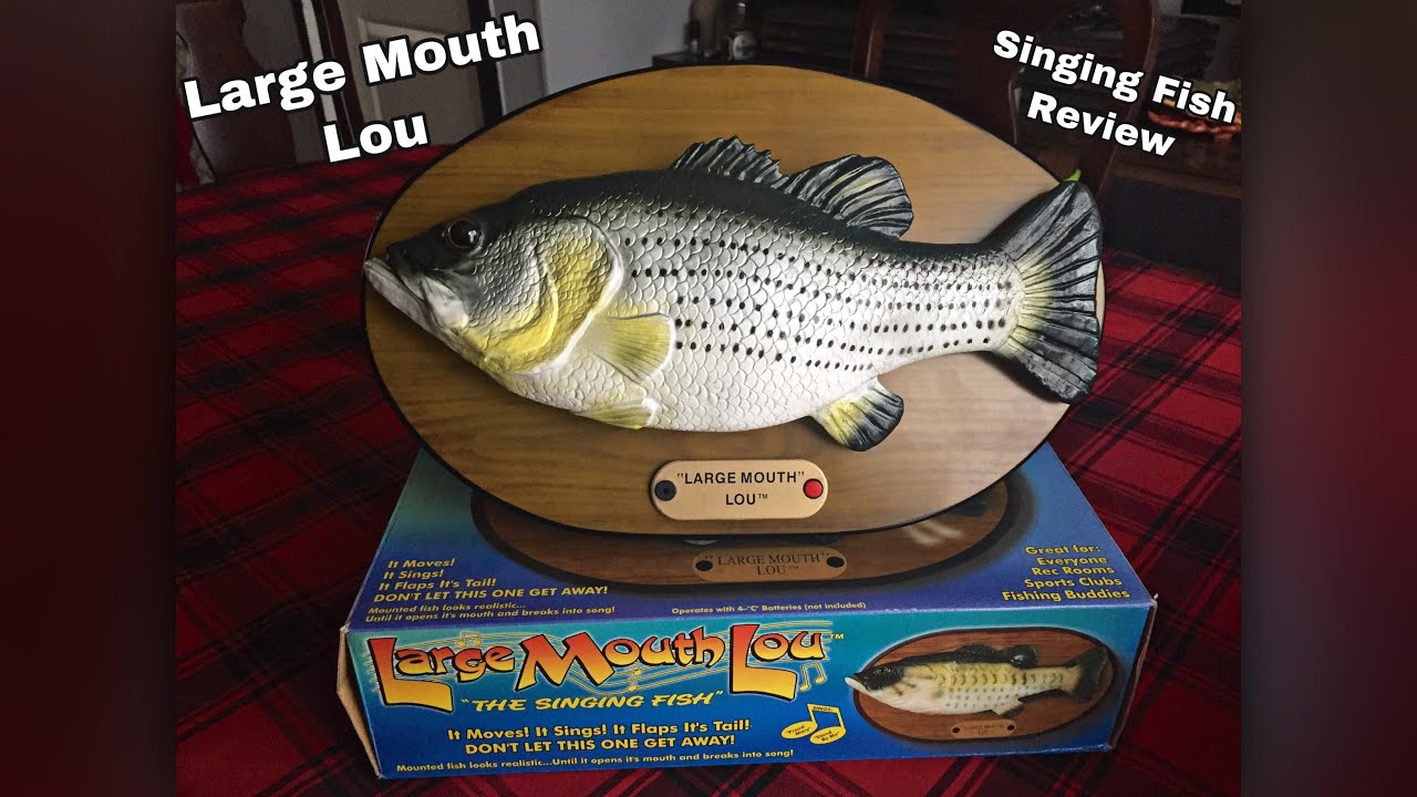 Large Mouth Lou Singing Fish Review! - YouTube