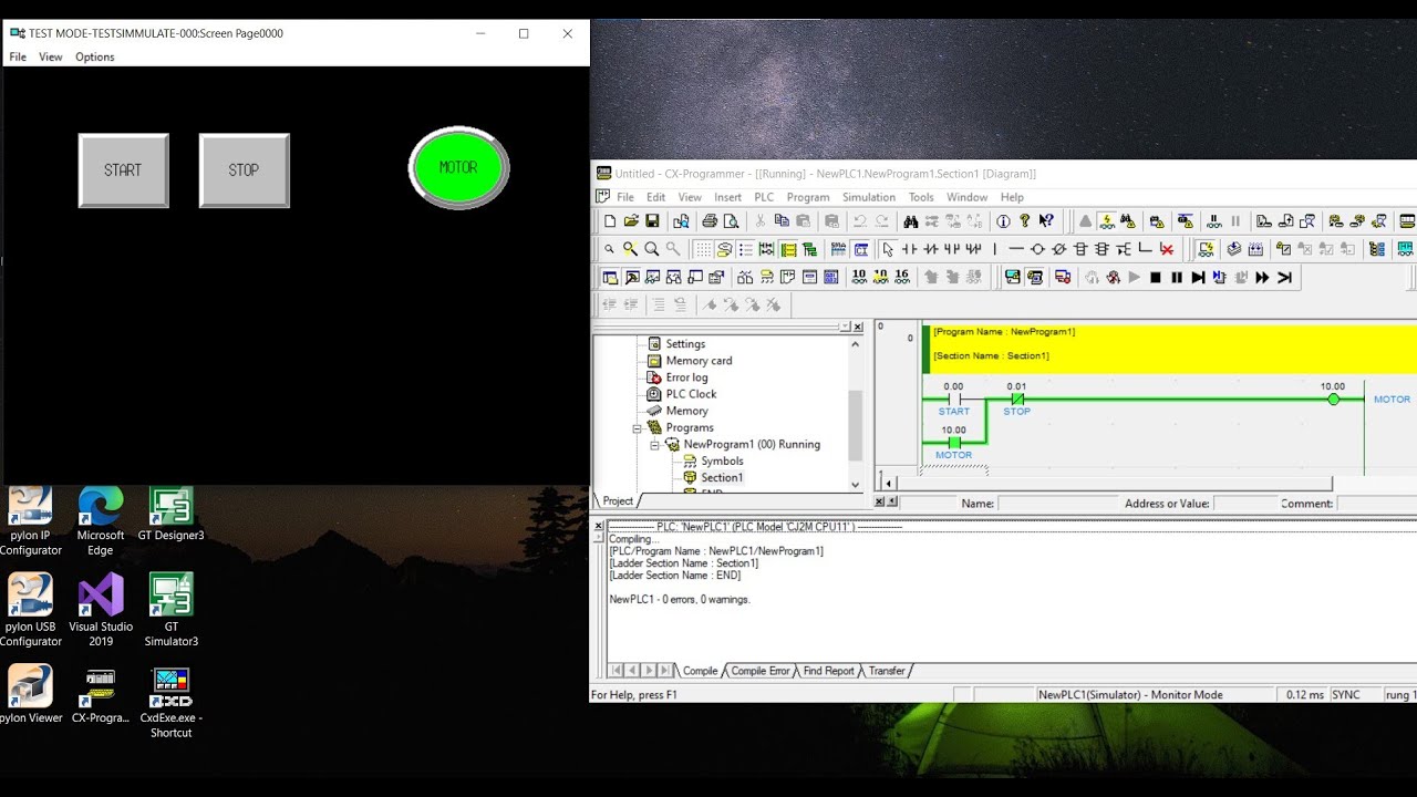 EP.3 การ New Project และการ simulate CX-Programmer และ CX-Designer แบบ ...