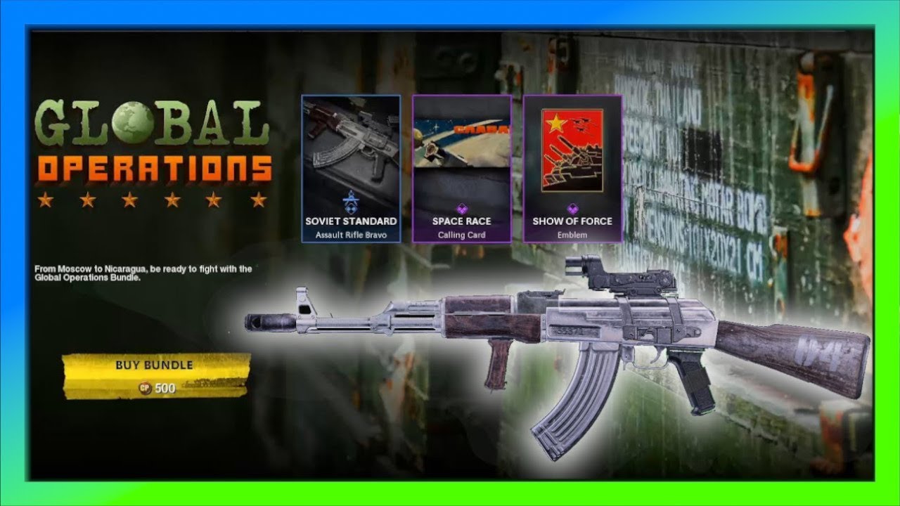 Global Operations Bundle Walkthrough | Soviet Standard AK 47 Cold War ...