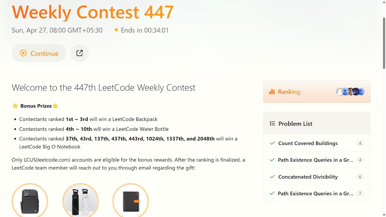 🎥 LIVE | 🚀 LeetCode Weekly Contest 447 | All Solutions Available for ...