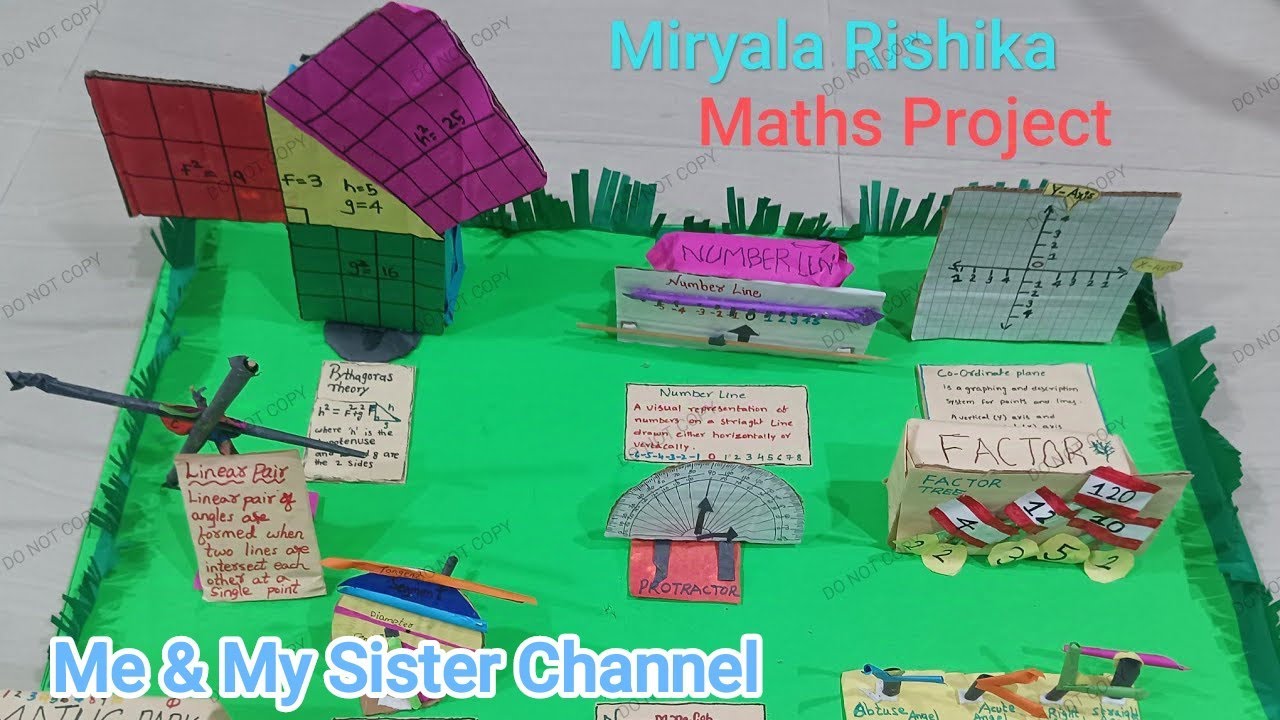 Maths Park | Maths Project Working Model | AI Music composed - YouTube