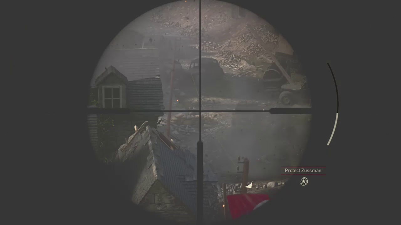 Call of Duty World War 2 snipers in the church. - YouTube