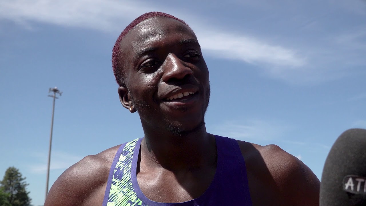 Alain-Hervé Mfomkpa et Dany Brand | 300 m haies | Zofingen 2019 - YouTube