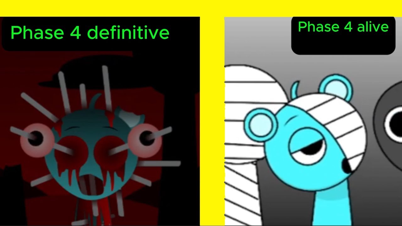 Sprunki Phase 4 definitive VS Phase 4 alive 🔥💥Which ending do you like ...