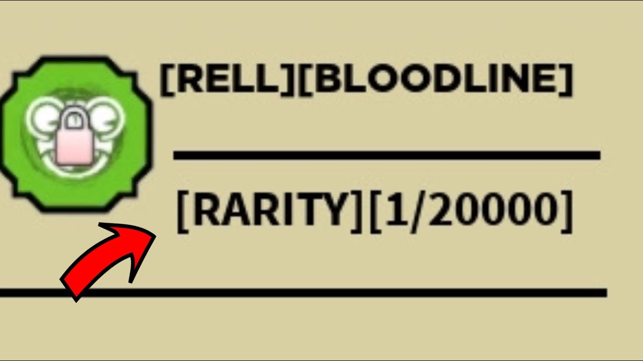 RELL GAMES INCREASED THE RARITY OF THE *RAREST* BLOODLINE (Shindo Life ...