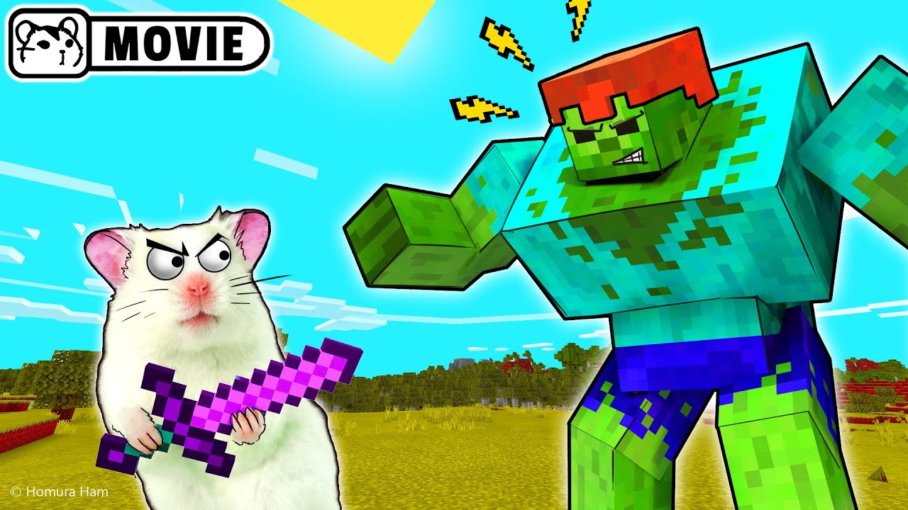 Minecraft stories: Hamsters vs Zombies - Animation 🧟 Homura Ham - YouTube