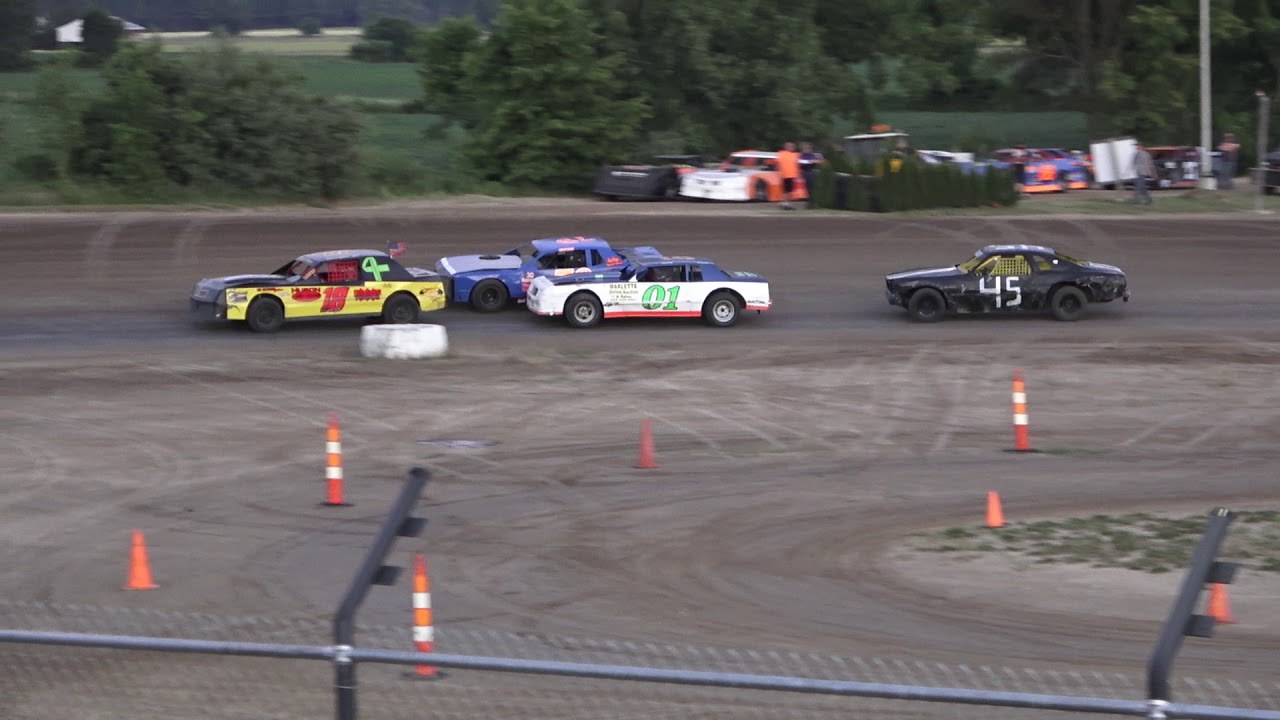 Street Stock Heat Race #4 at Silver Bullet Speedway on 06-27-20 ...