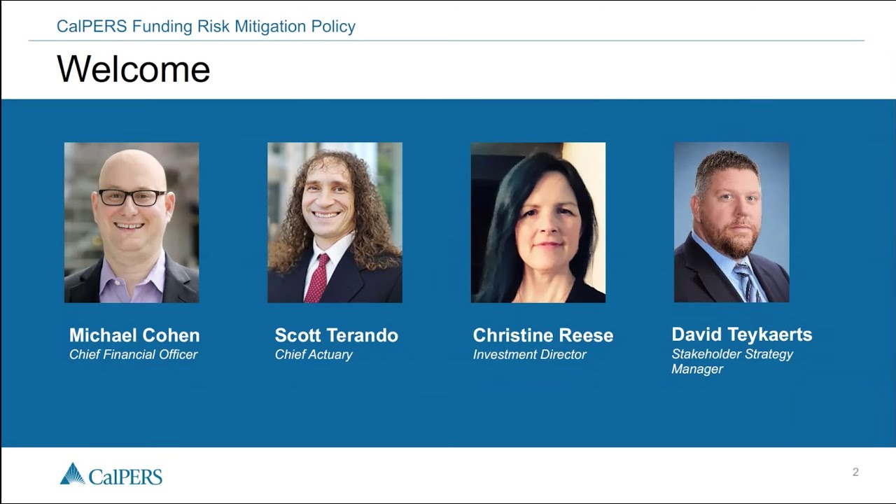 CalPERS Funding Risk Mitigation Policy Updated Webinar | July 15, 2021 ...