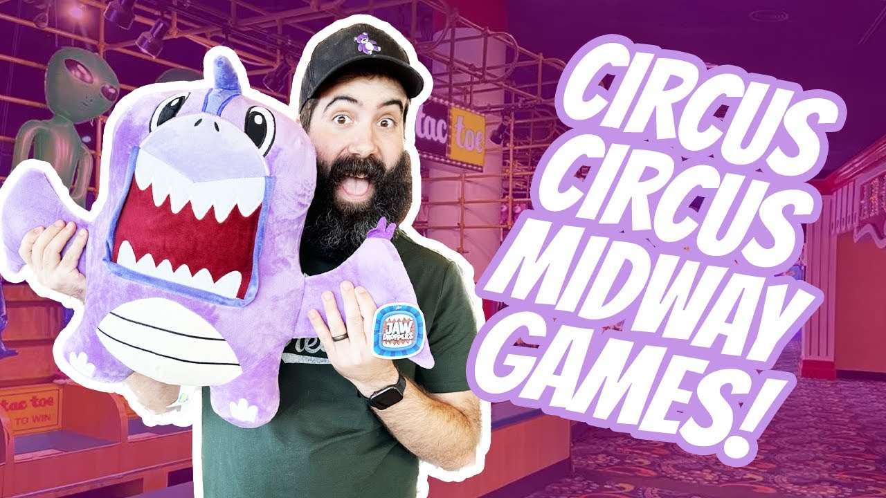 Midway Wins at the Carnival Games in Circus Circus Las Vegas! - YouTube