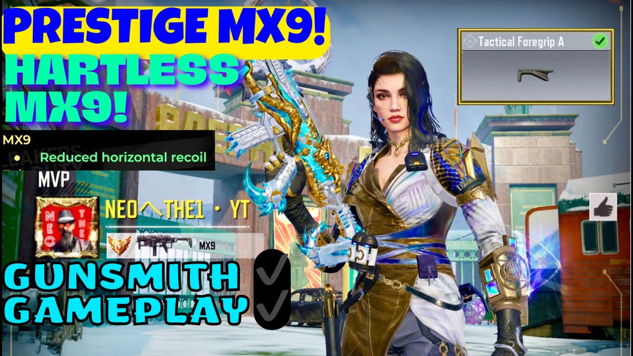CODM | PRESTIGE MX9 + LEGENDARY NYX STARSTRUCK | MX9 GUNSMITH 🔥🤩 - YouTube
