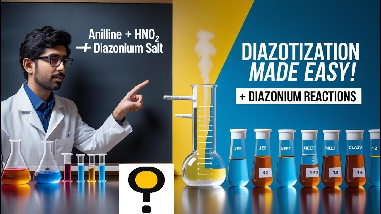 Diazotization + Diazonium Ion | IIT JEE / NEET - YouTube