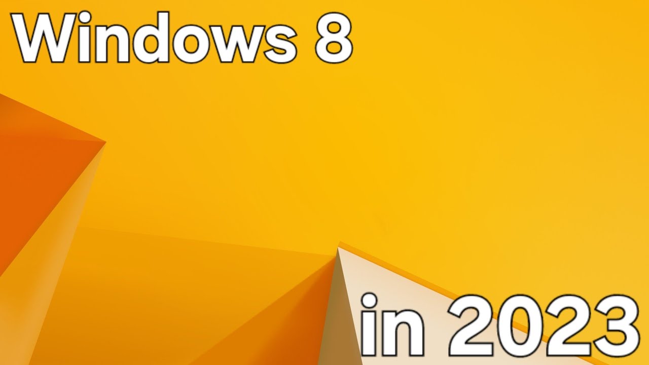 Windows 8 in 2023 - YouTube