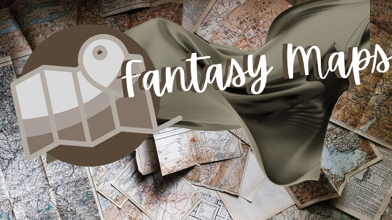 Making Fantasy Maps to Decorate My Room - YouTube