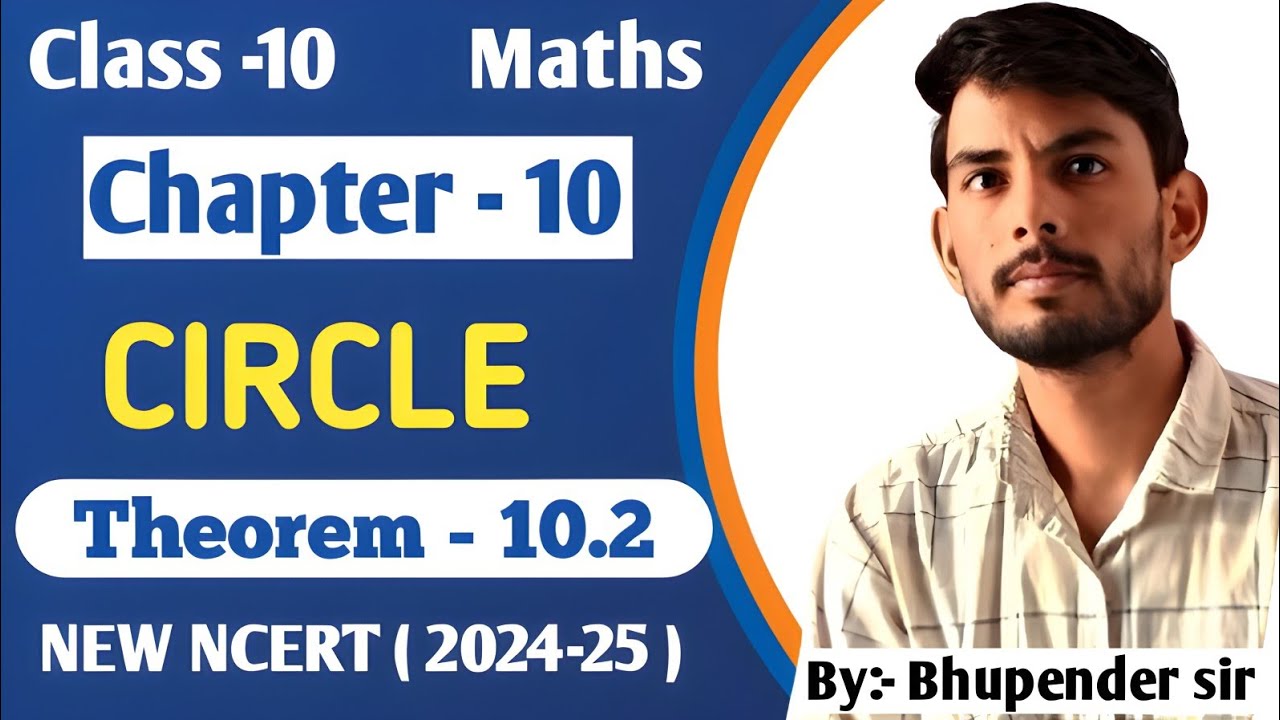 Class 10 maths | chapter -10 Theorem 10.2 ( CIRCLE ) NCERT l CBSE l ...