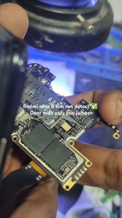 Redmi note 8 network issue sim not detect micro jumper under cpu😱😱 - YouTube