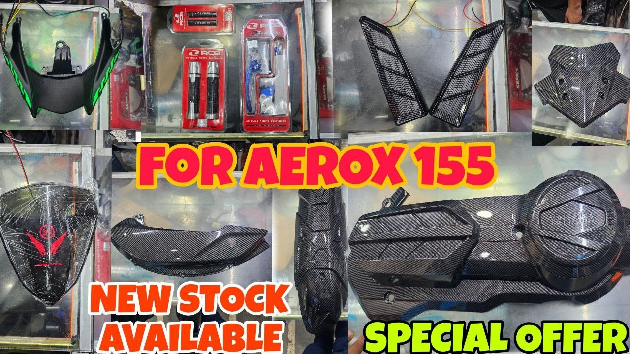 New Stock YAMAHA AEROX 155 | New Carbon Modification Items available ...