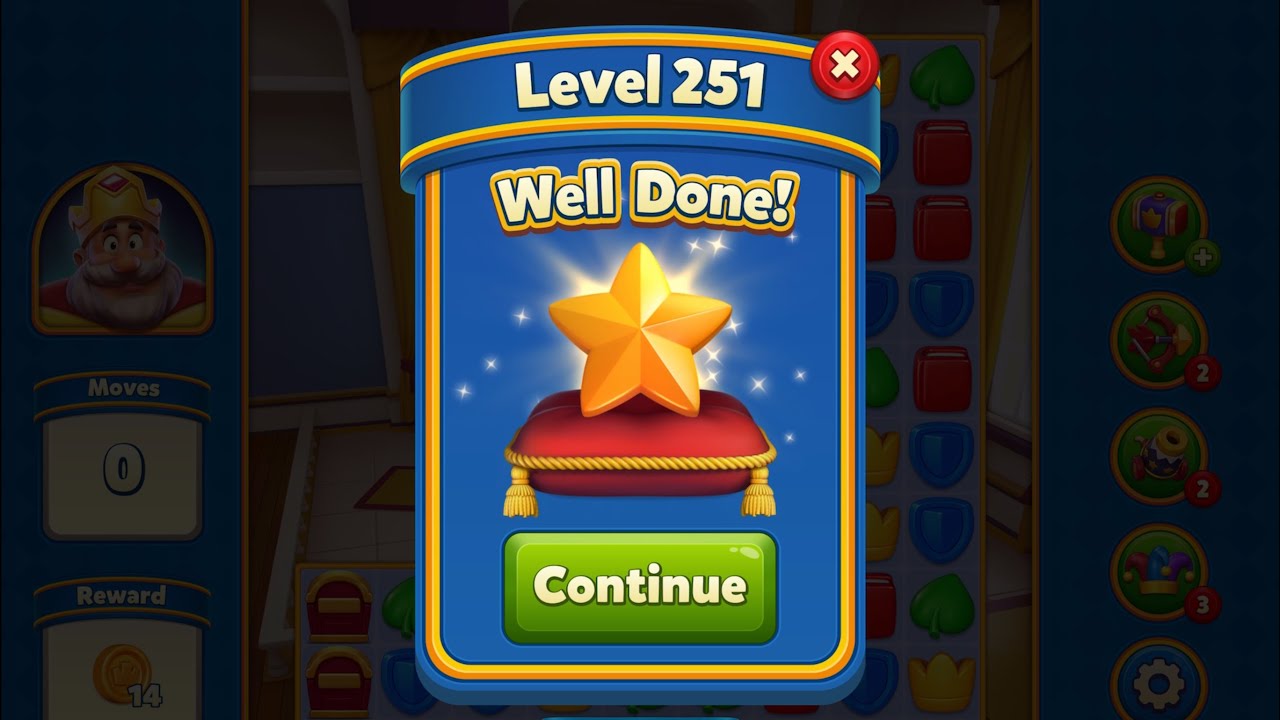 Royal Match - King Robert - Level 251 to 260 - YouTube