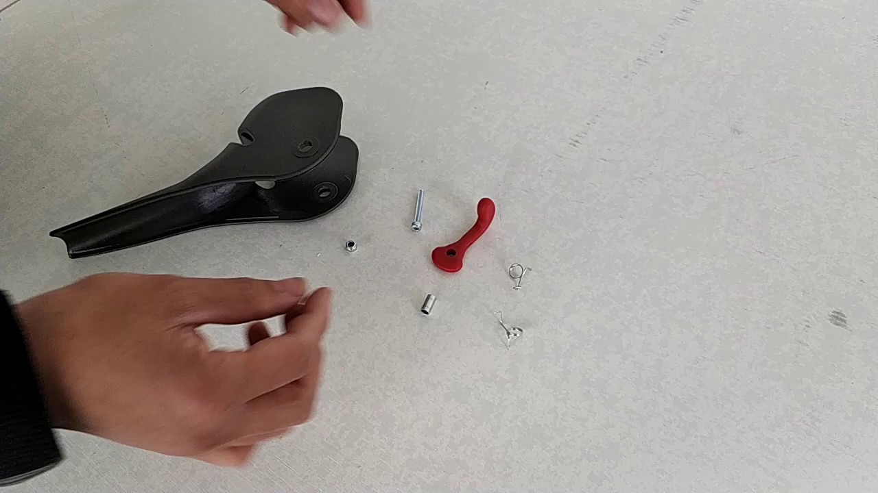 Spring set for clutch handle installation - YouTube