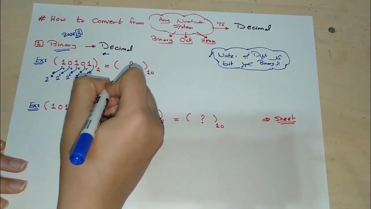 Conversion between Number Systems (Decimal, Binary, Octal, Hexadecimal ...