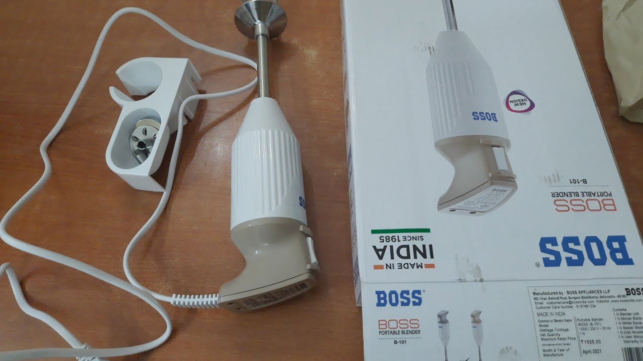 How to Use Boss Portable Blender, Boss Portable Blender, how to open ...