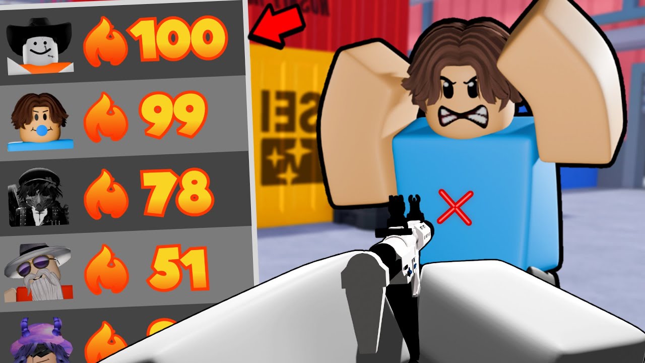 Competing for TOP of the LEADERBOARD Roblox Rivals - YouTube