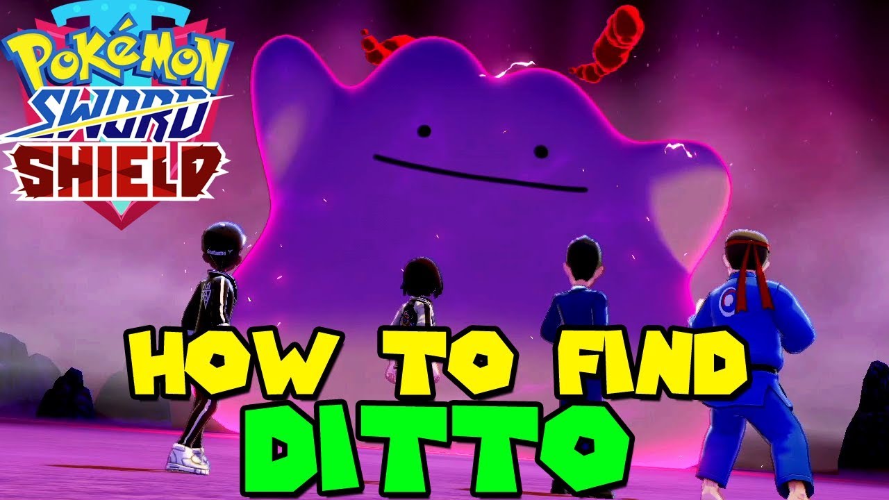 How to find DITTO in Pokemon Sword & Shield - MAX RAID DITTO - YouTube