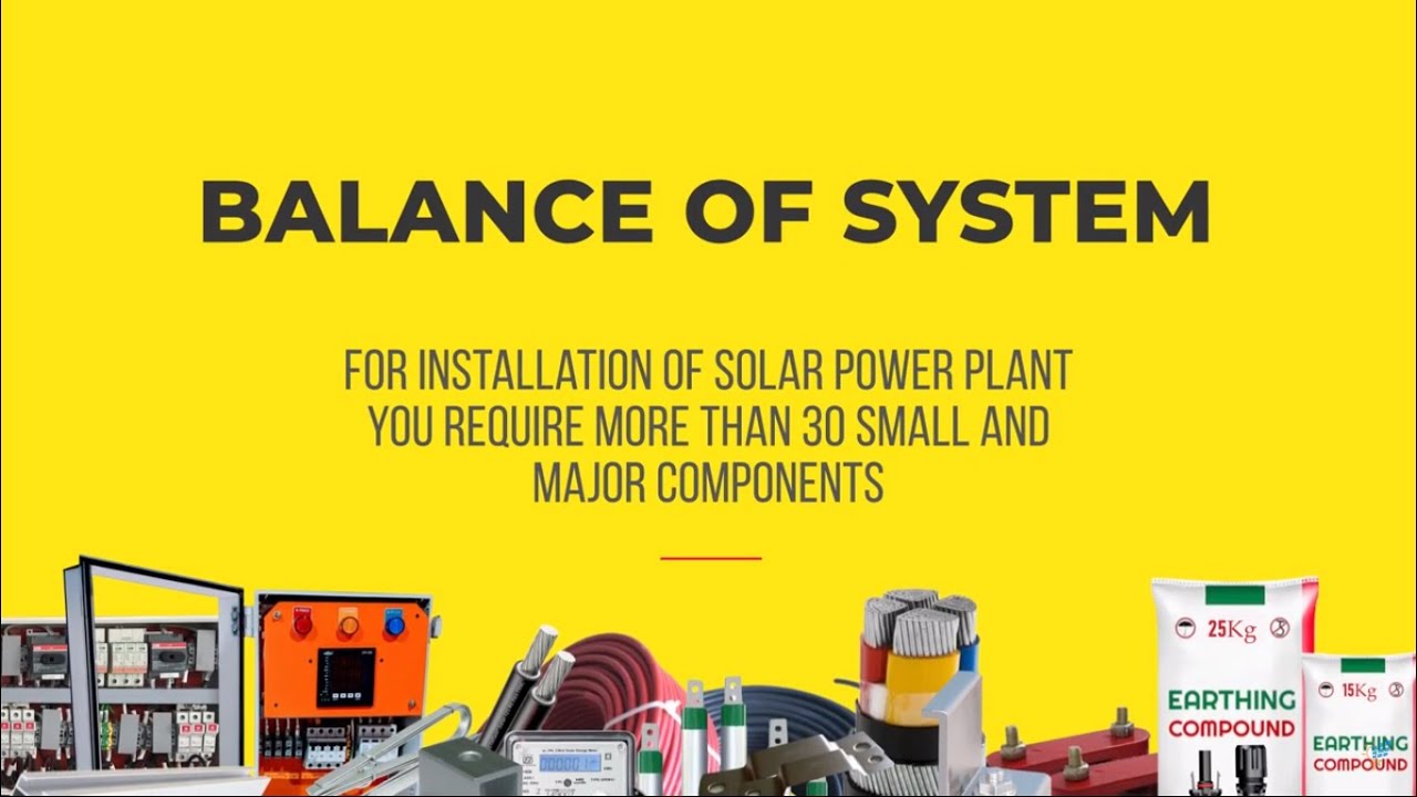 Solar BoS (Balance of System) for Power Plant | NSA Solar - YouTube