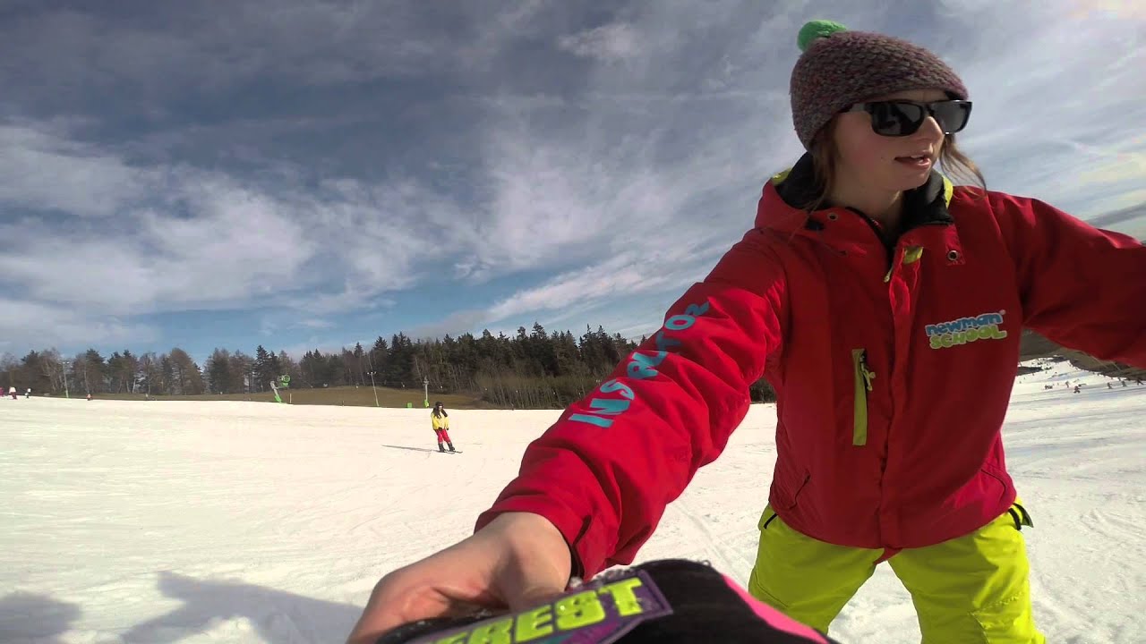 My first Snowboarding (at 50!) - YouTube