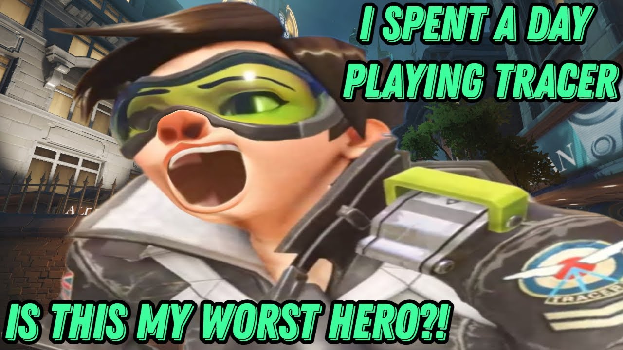 I Spent A Day Playing Tracer (Overwatch 2 Funny Moments) - YouTube